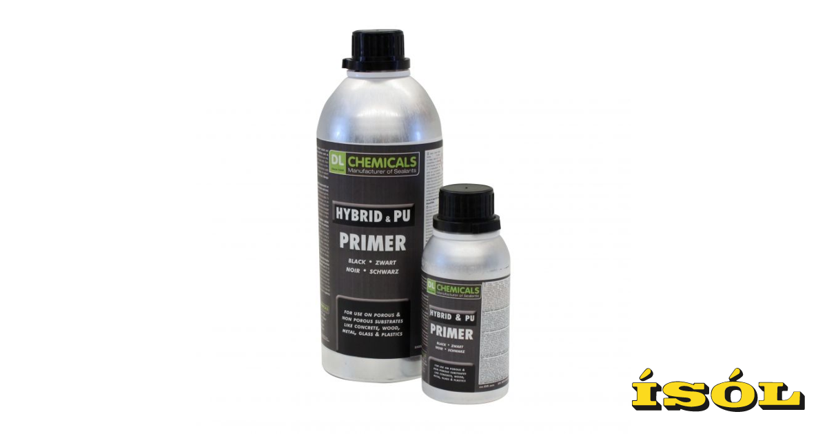 Ísól | Hybrid & PU Kíttisgrunnur Svartur 250ml