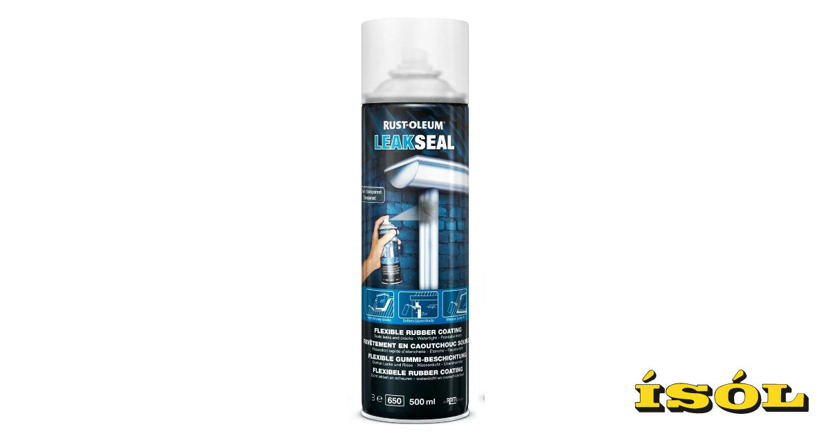 Ísól | Rust-Oleum Lekaþéttir Hvítur 500ml 3490